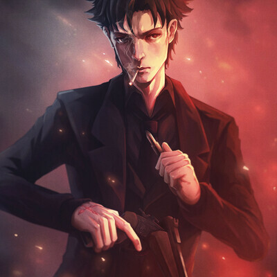 ArtStation - Gilgamesh and Kiritsugu Emiya fanart