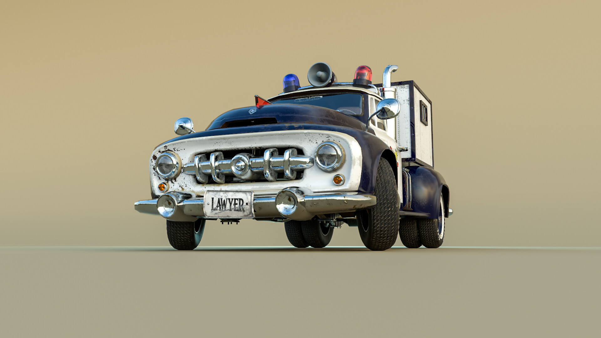 ArtStation - Sheriff's car
