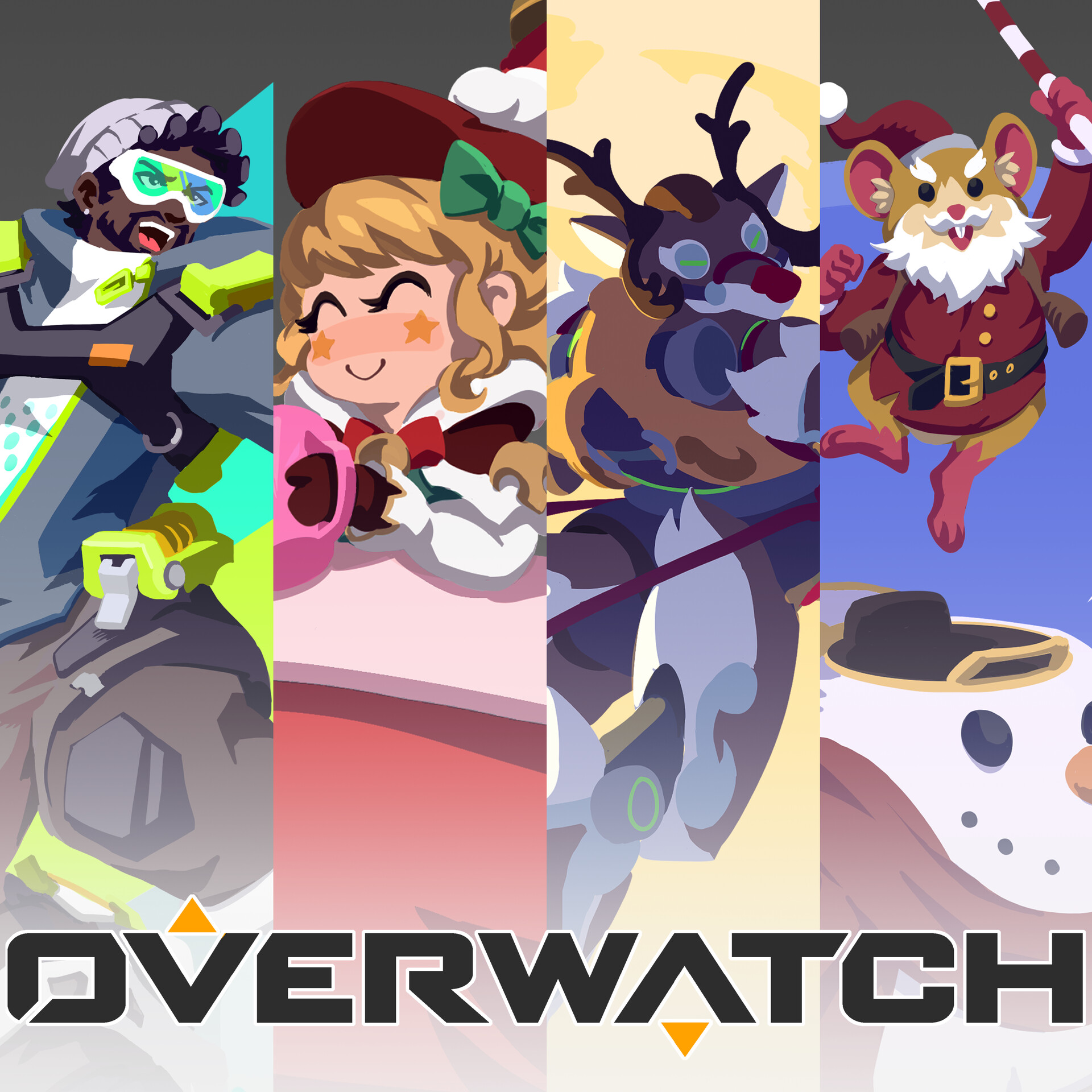 ArtStation - Overwatch Winter Wonderland 2021 Legendary Sprays
