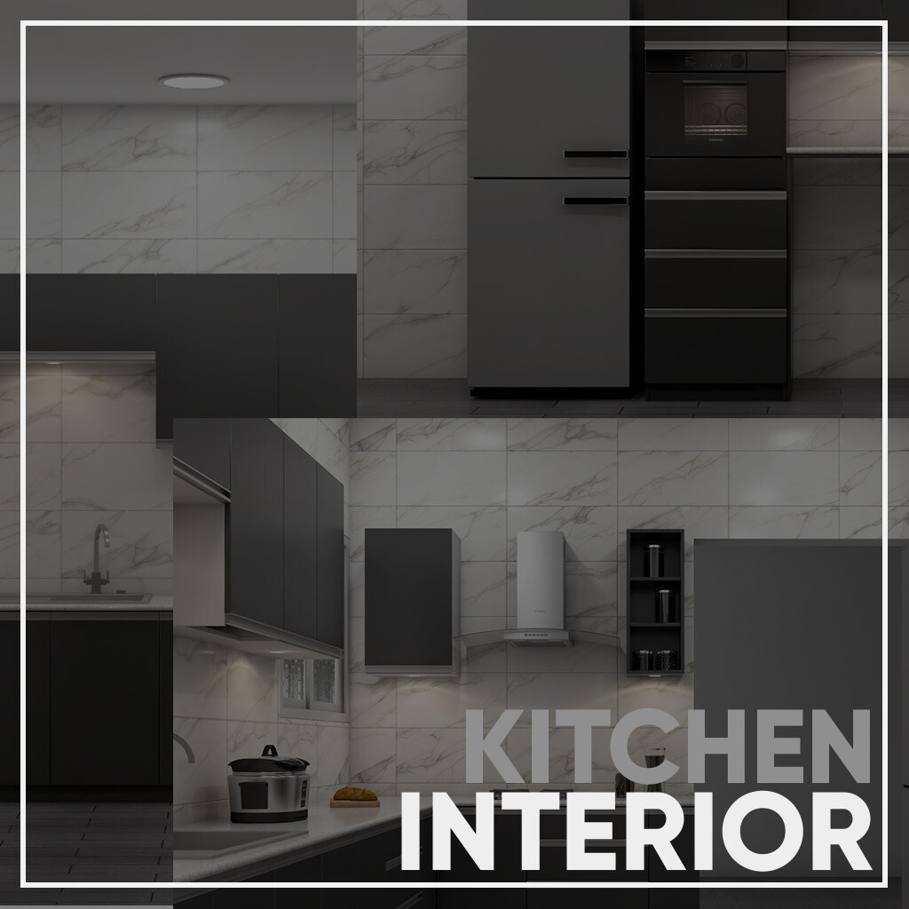 ArtStation - Interior__Kitchen