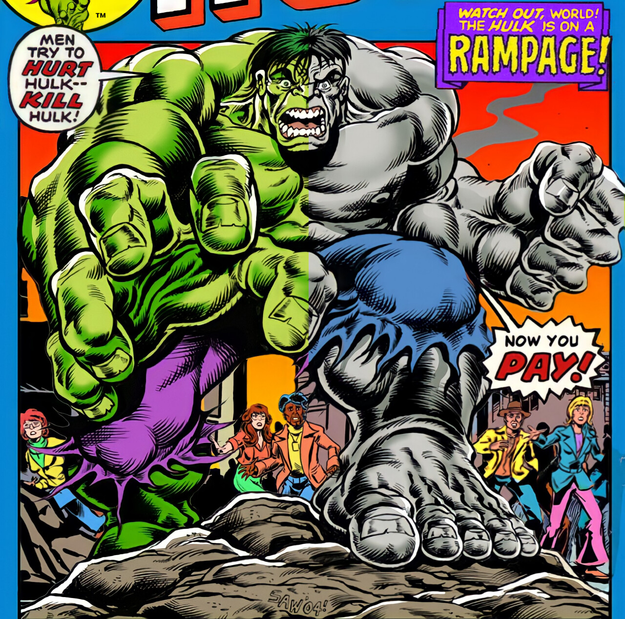 ArtStation - The Hulk on a Rampage!