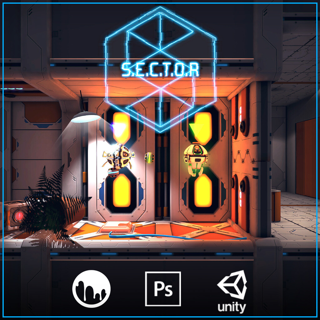 ArtStation - S.E.C.T.O.R (Old Game project)