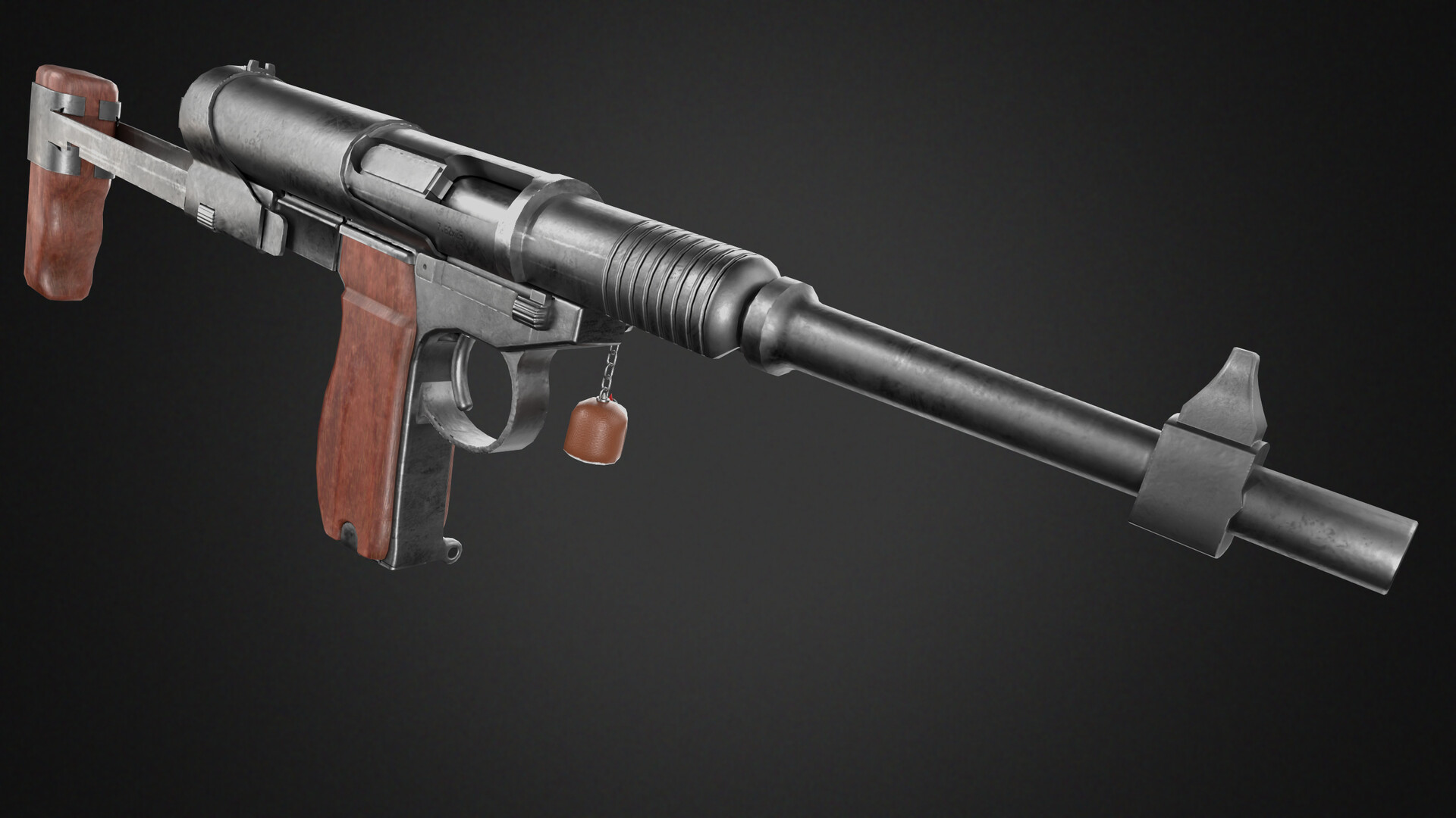 ArtStation - PPR-42 - Soviet Prototype SMG