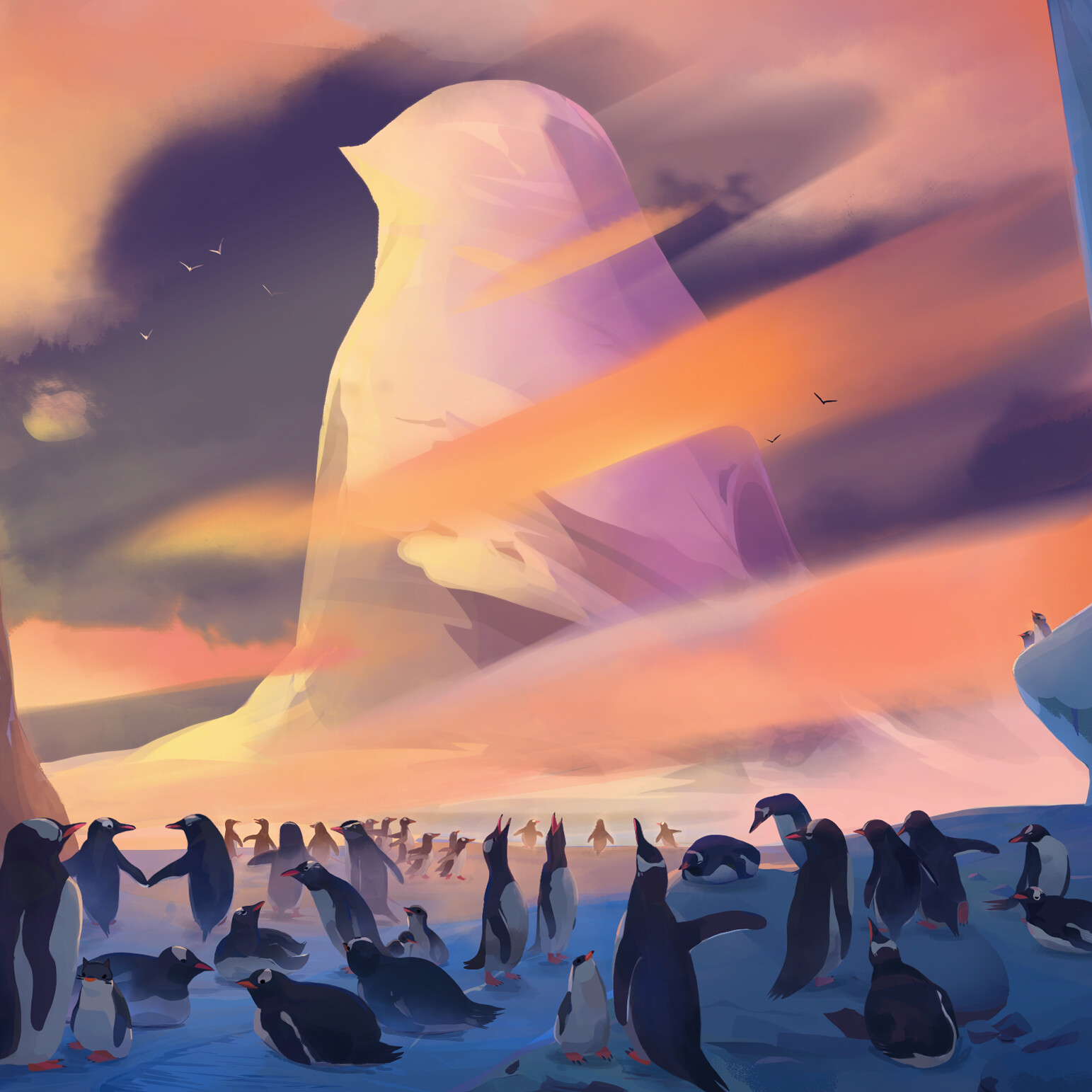 ArtStation - Gentoo Penguins