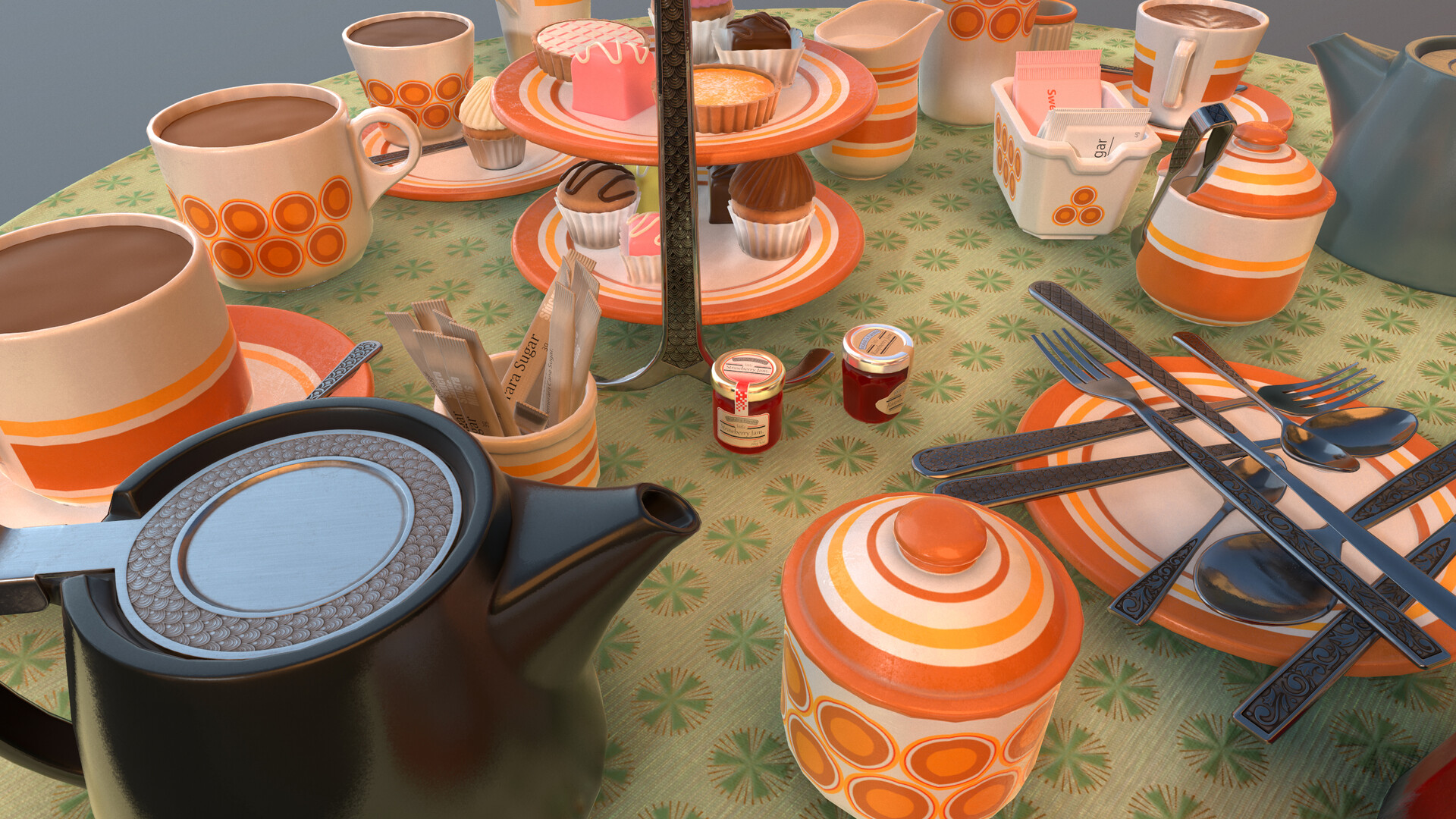 ArtStation - Coffee Shop Prop set.