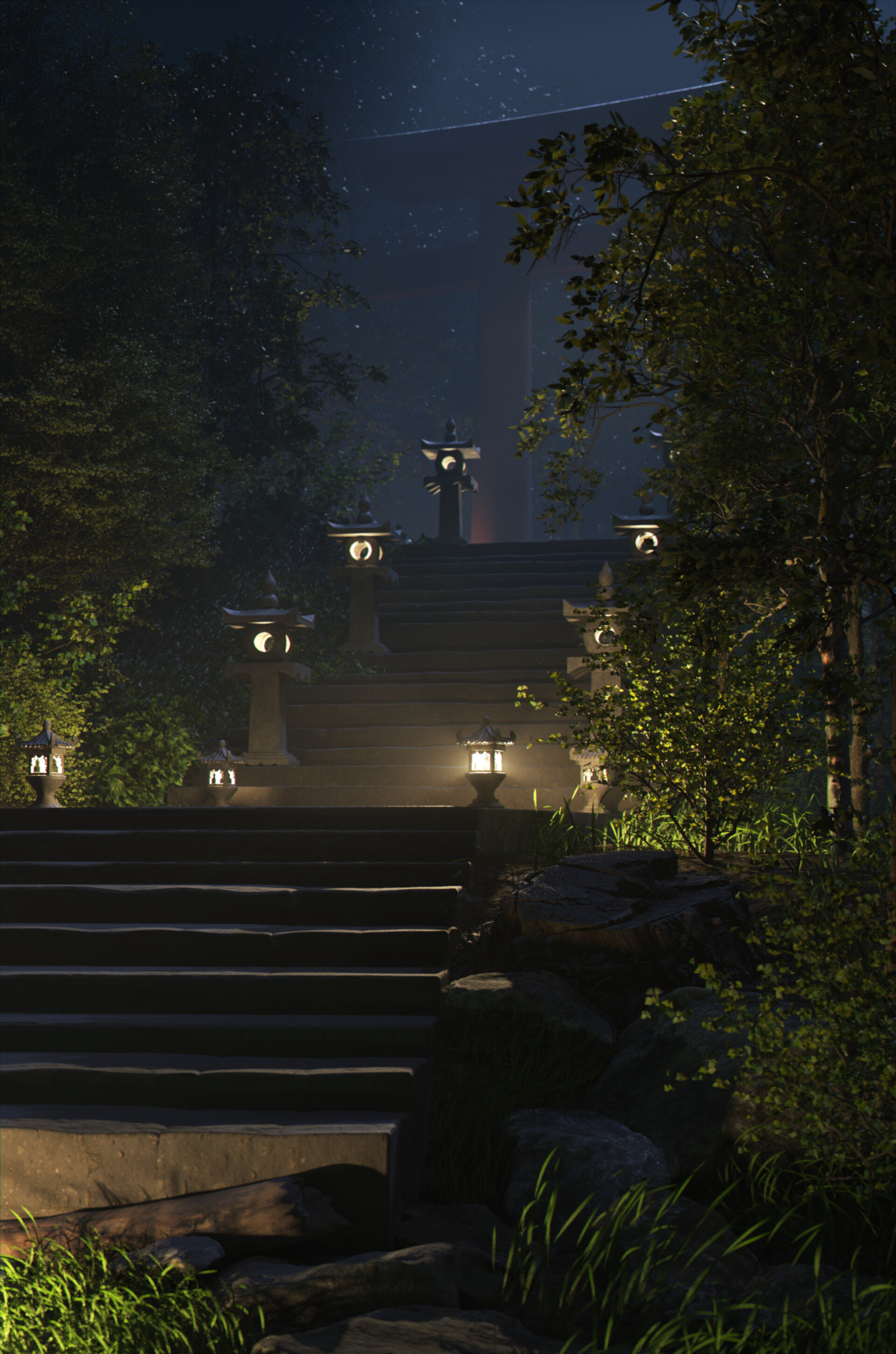 ArtStation - Japan Ancient .:Environment:.