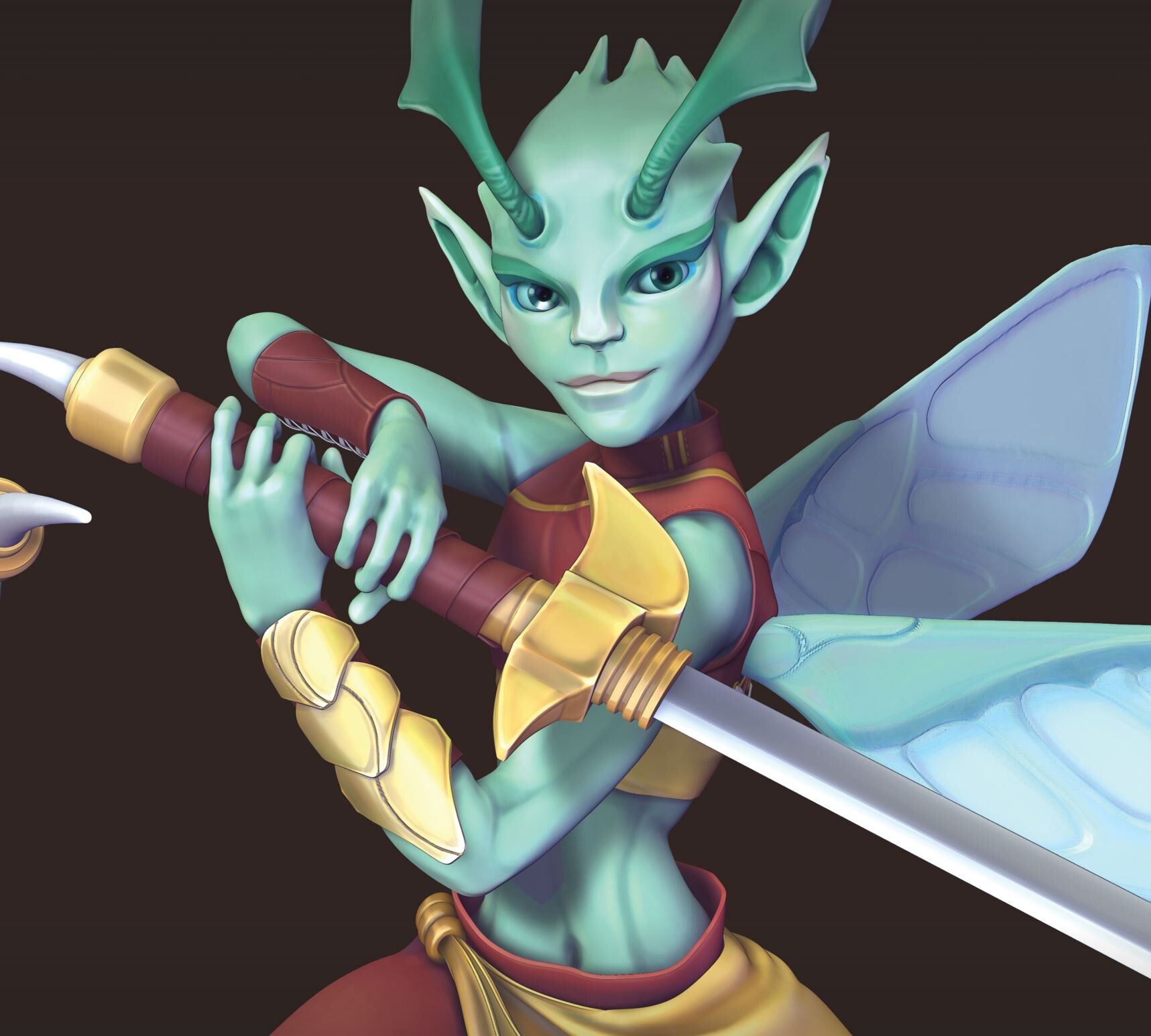 ArtStation - Néa - Stylized Character Model, Katherine (K) Sosnovsky