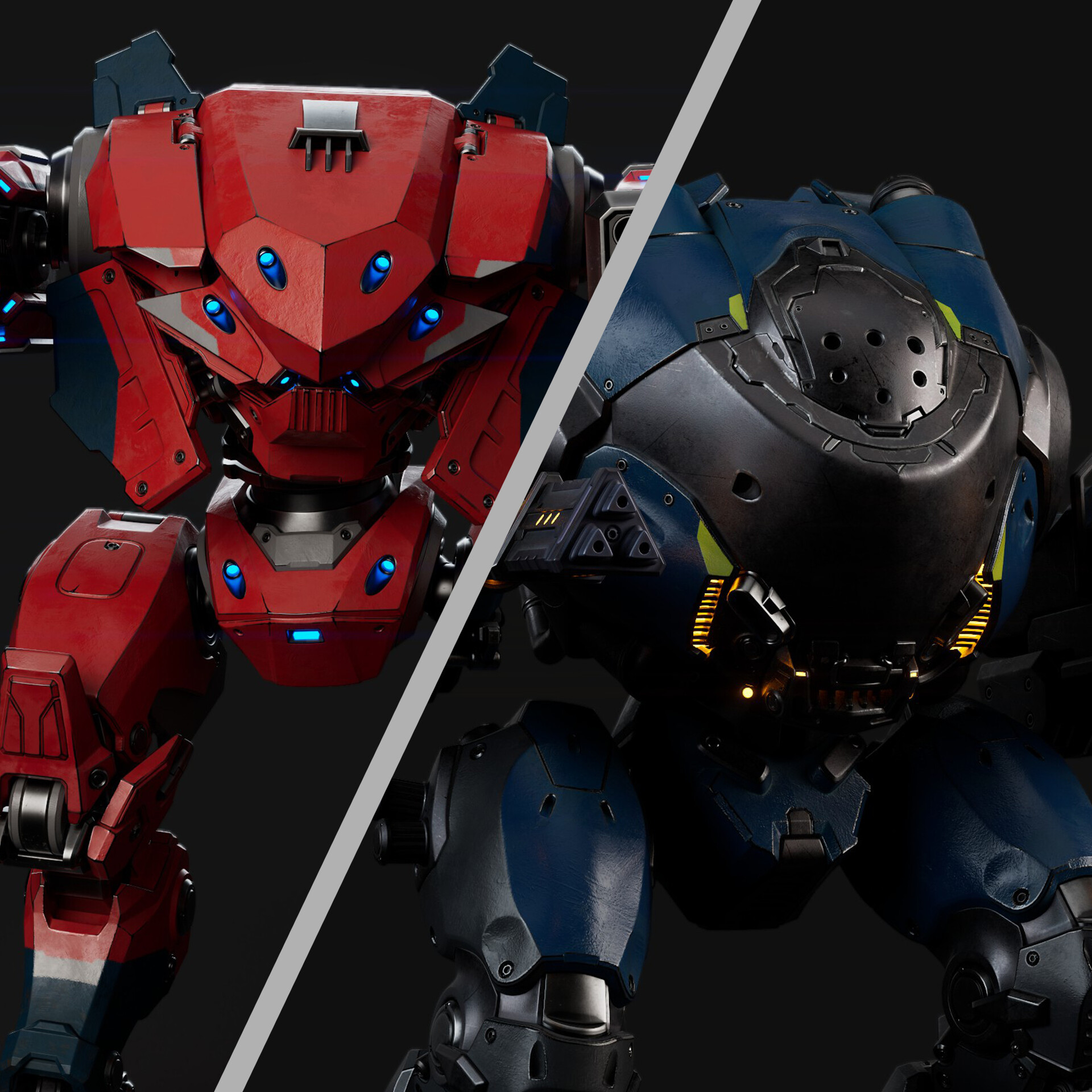 ArtStation - Mech arena robots