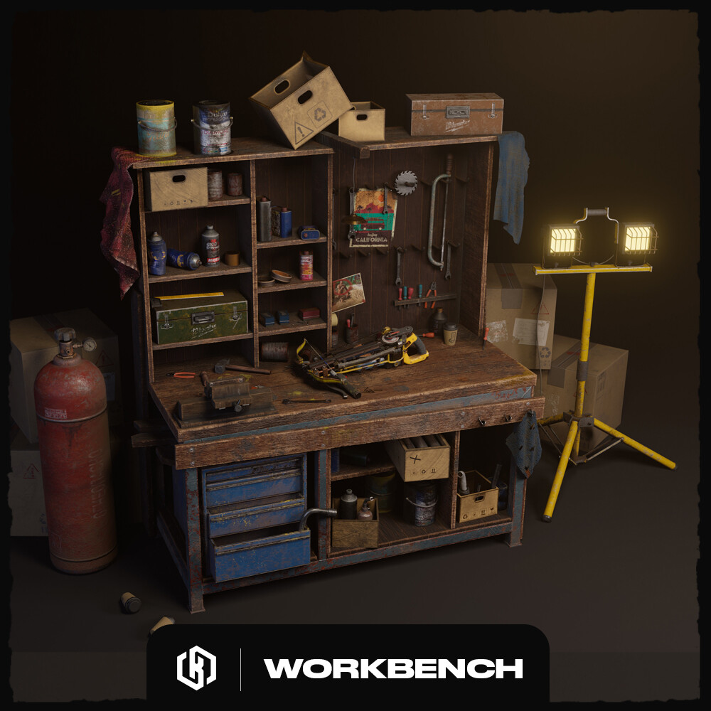 ArtStation - Fan Art Saw Launchers Far Cry: New Dawn and workbench my ideas