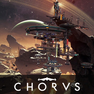 ArtStation - Chorus - Stega Central: The Enclave - Level Art