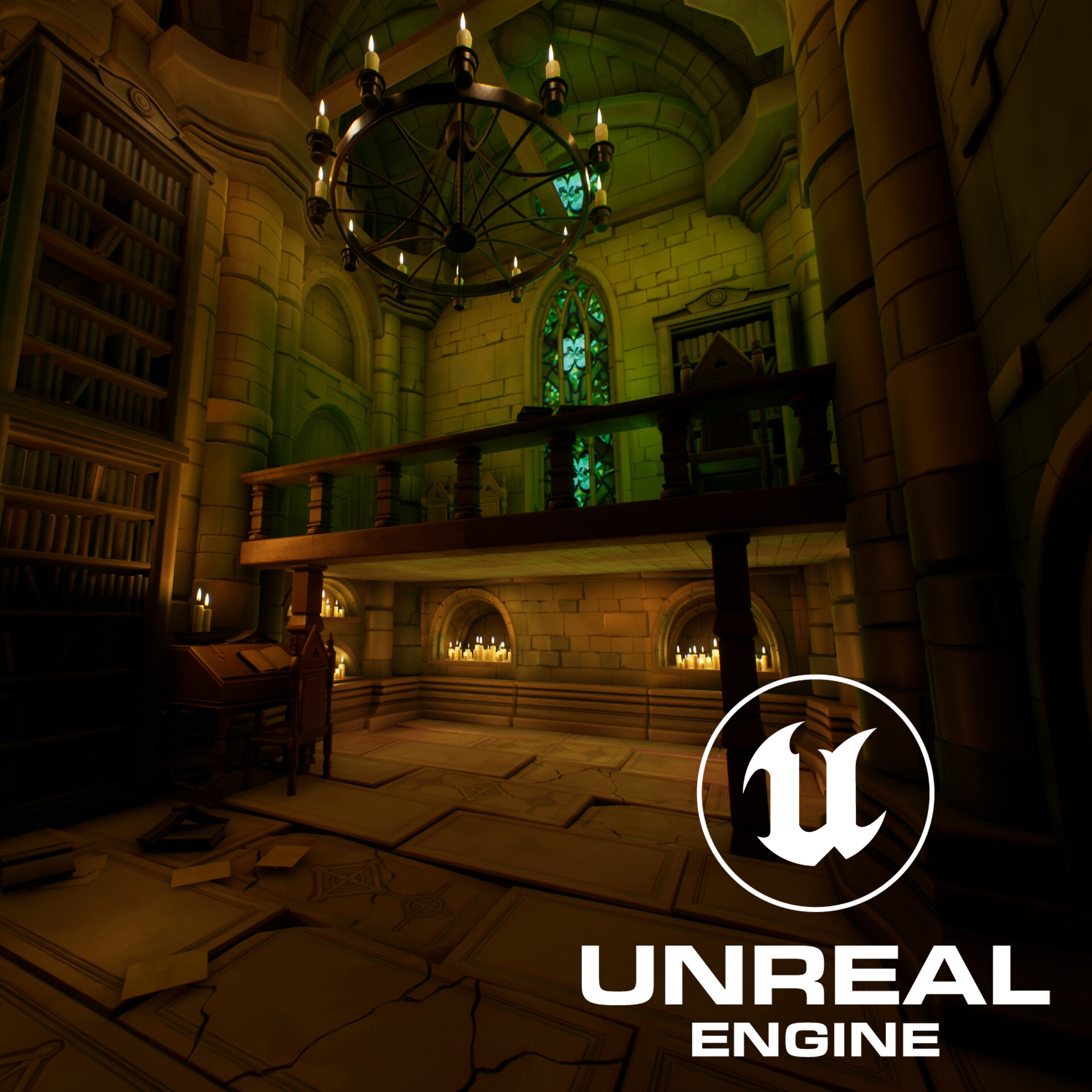 ArtStation - Stylized Cathedral