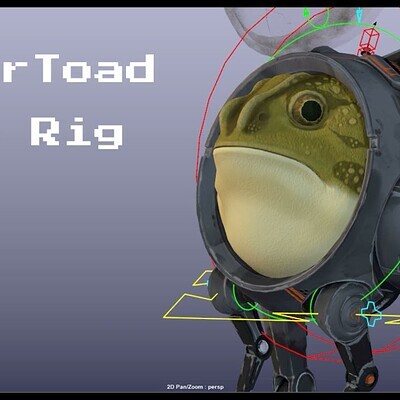 ArtStation - cyber_toad Maya rig
