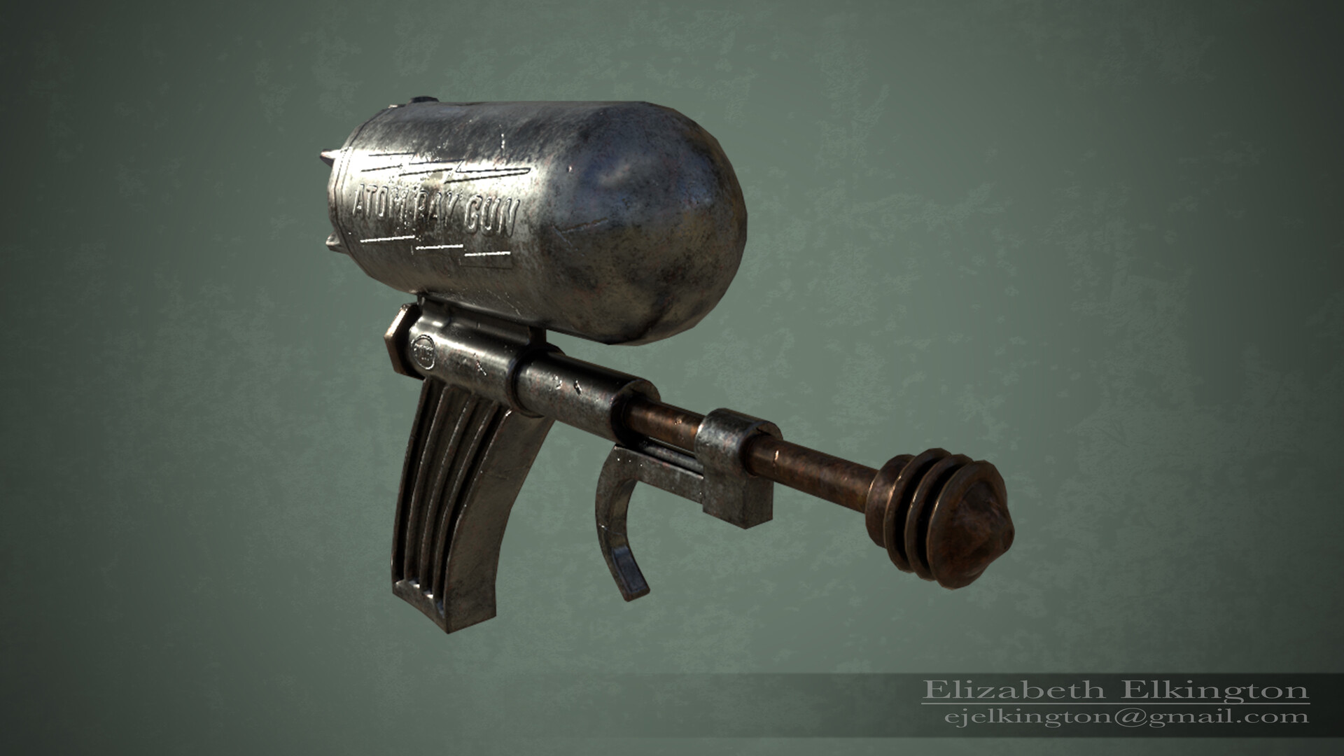 ArtStation - Atom Ray Gun (Project Breakdown)
