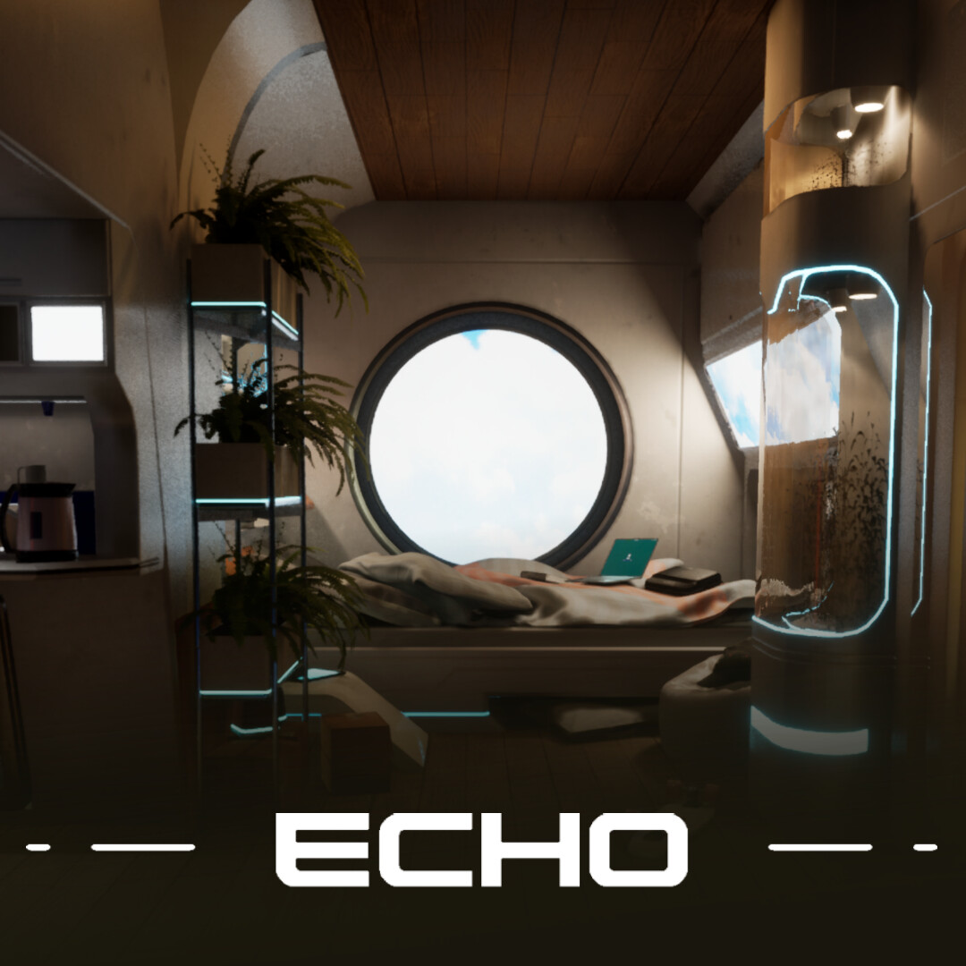 ArtStation - ECHO - Player's Room Concept