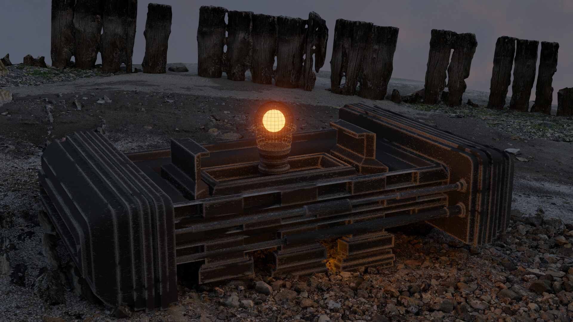 ArtStation - Futuristic time travel Case