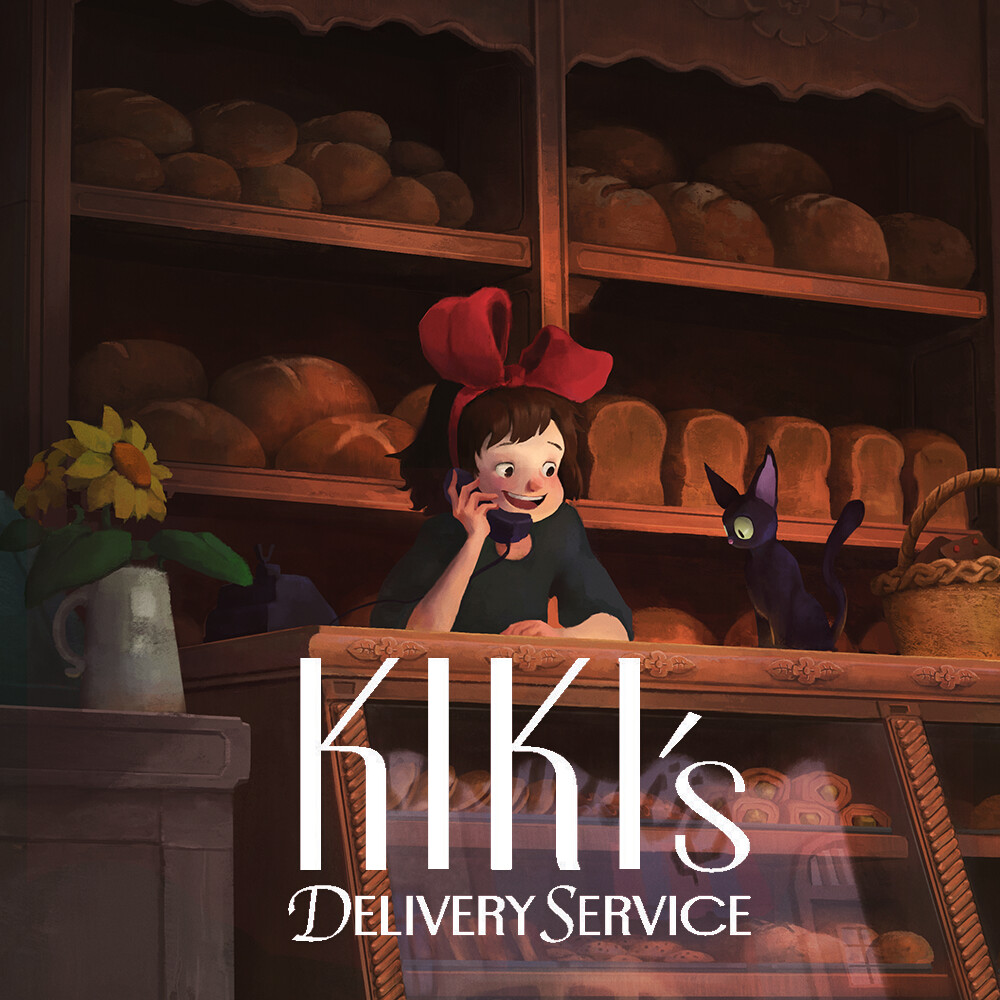 ArtStation - Kiki Delivery Service 🍞