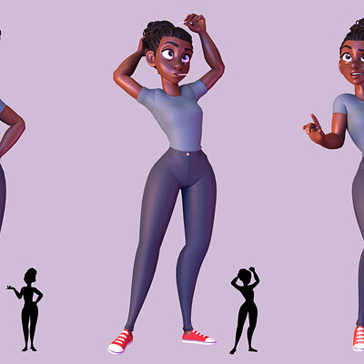 ArtStation - DANA POSING