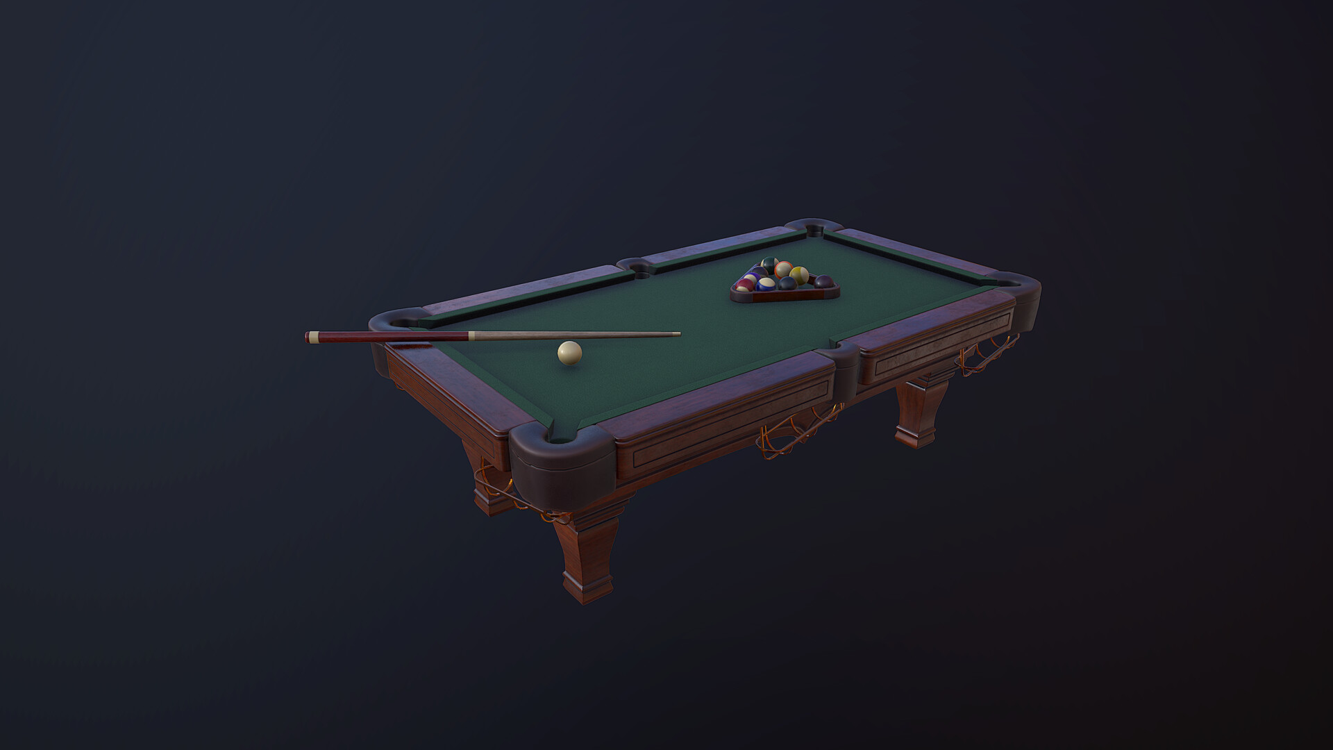 ArtStation - Propnight Enviroment - Billiards