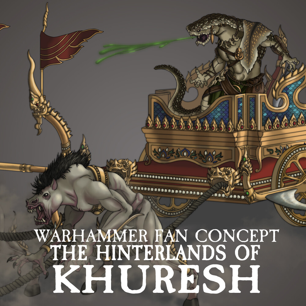 ArtStation - Warhammer Khuresh concept art: Mazeracer Chariot (Ranged ...