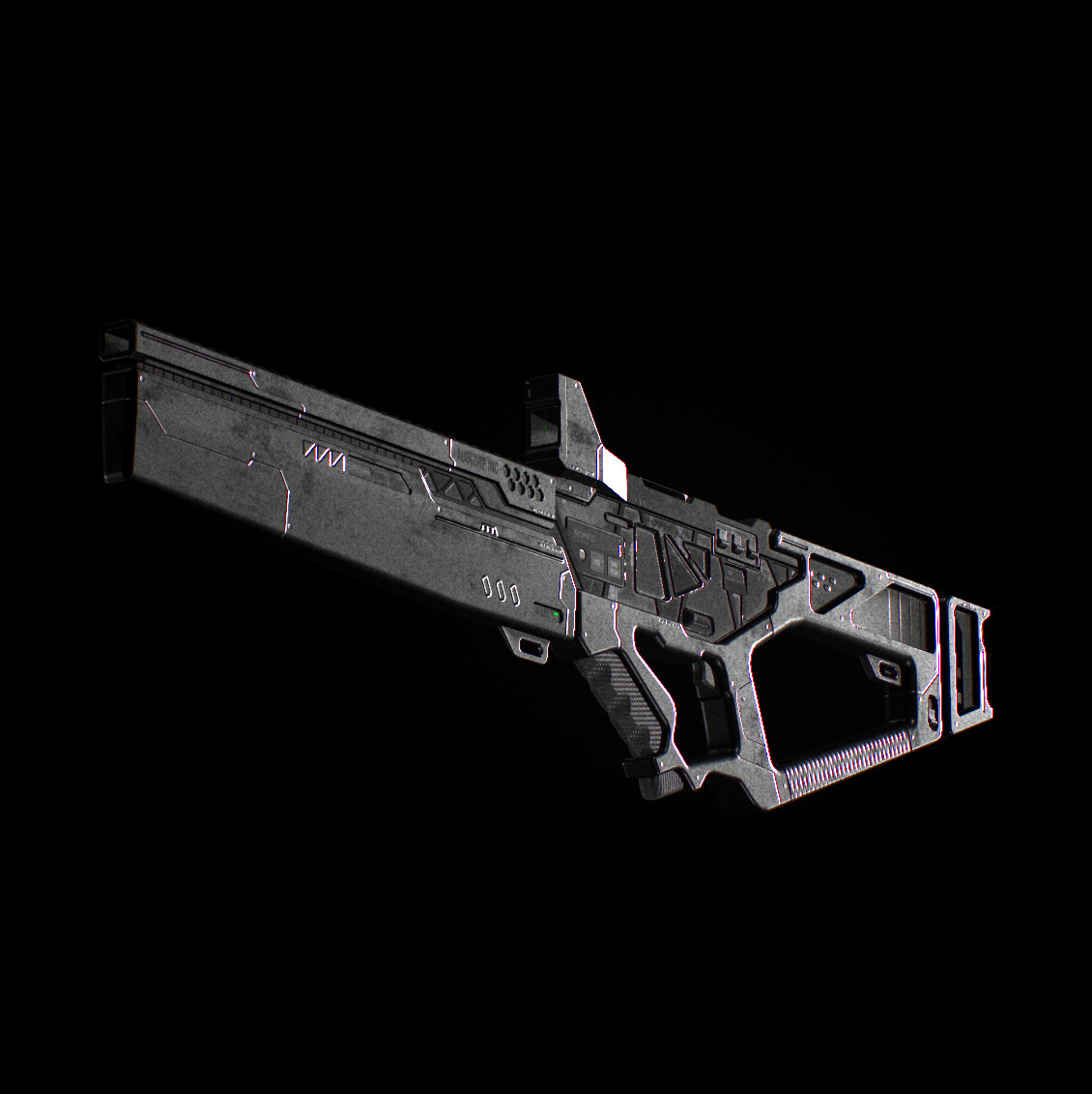 ArtStation - Sci-Fi Rifle Weapon