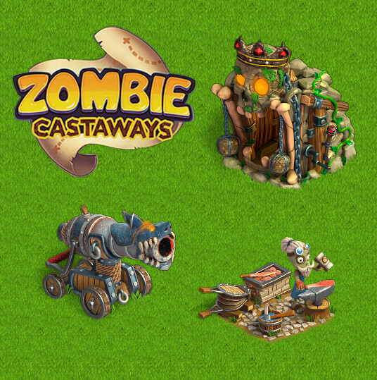 ArtStation - Zombie Castaways