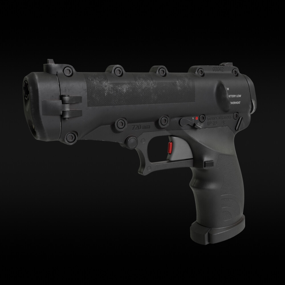 ArtStation - LP-19 Laser pistol