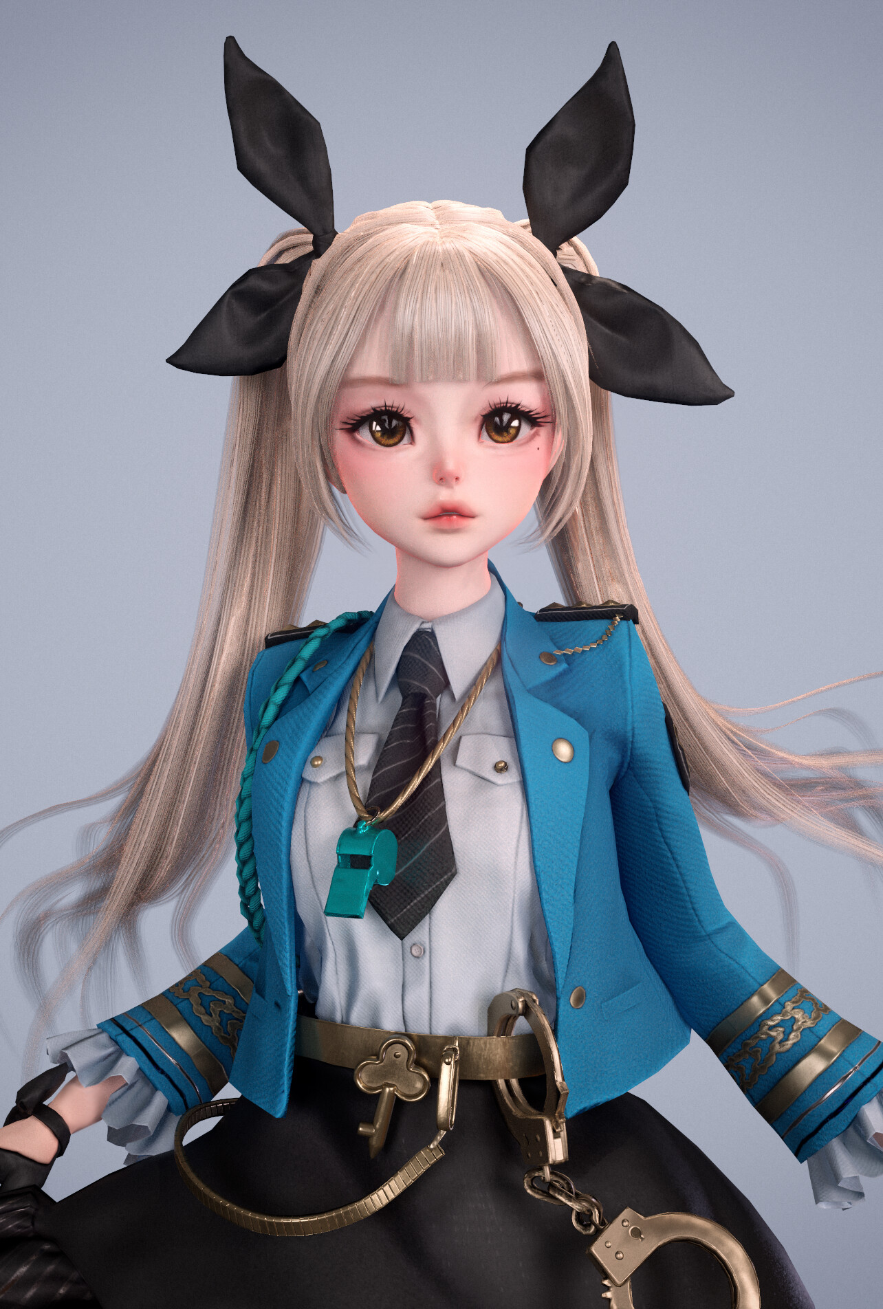 ArtStation - Police girl