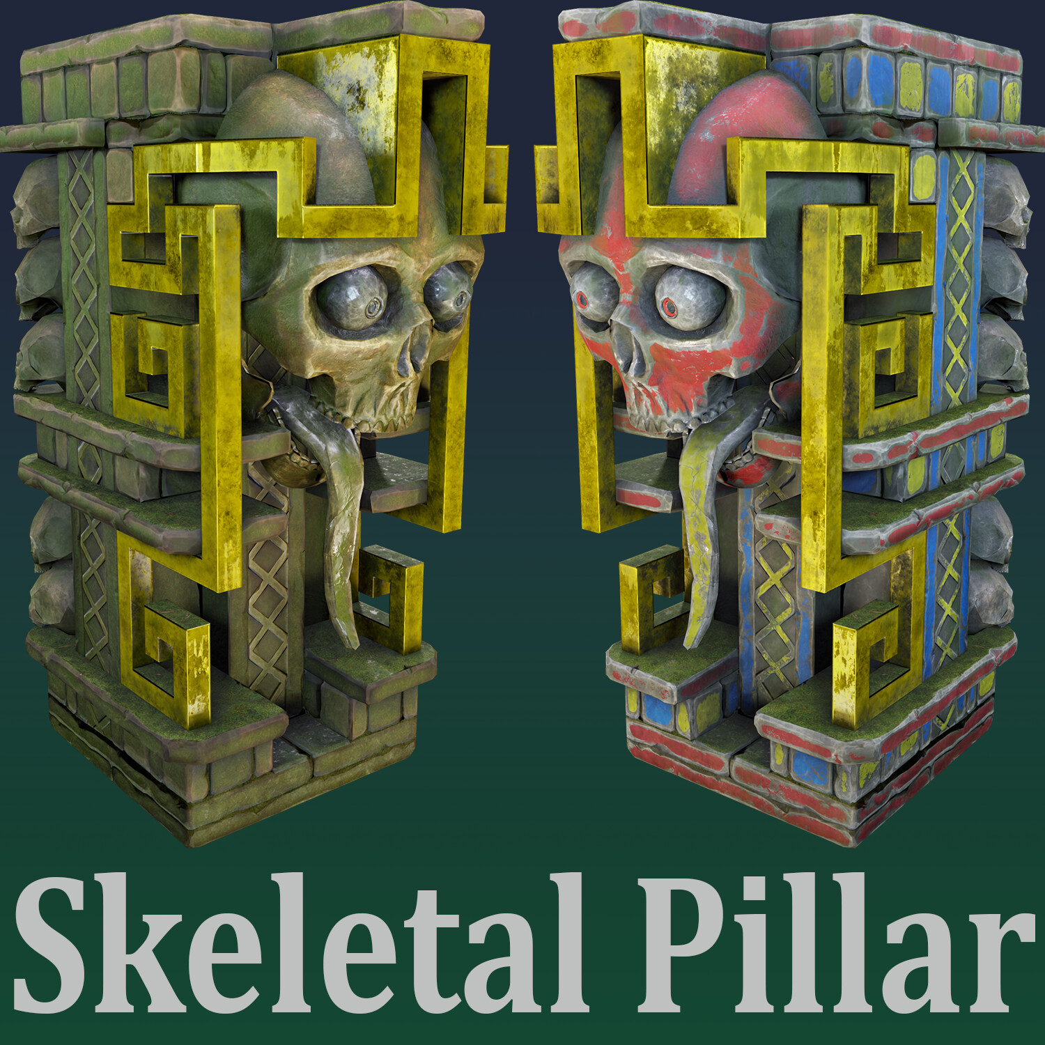 ArtStation - Skeletal Pillar