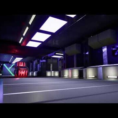 ArtStation - Spaceship Storage Room