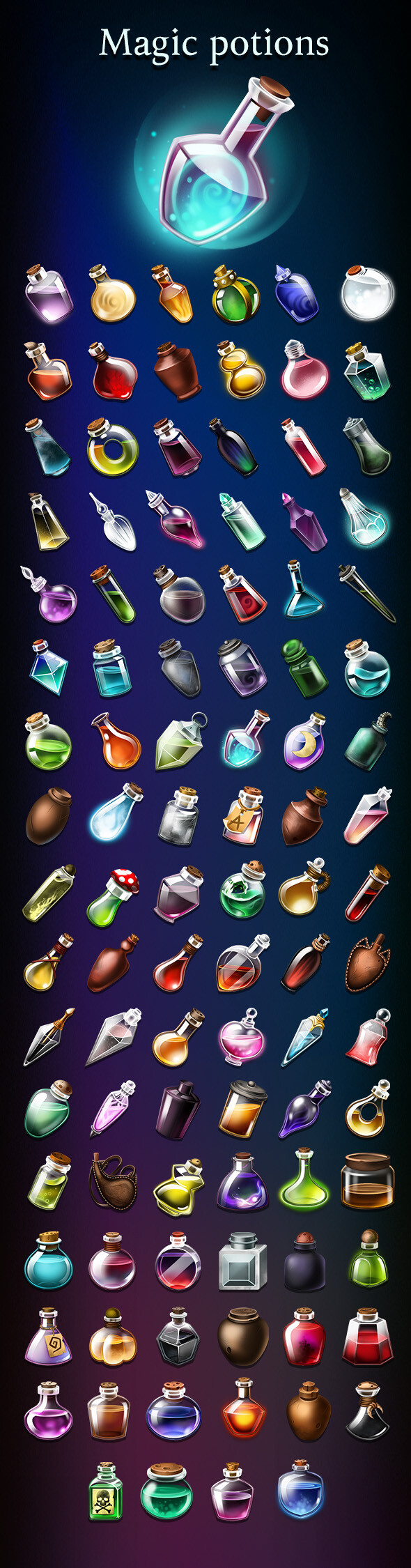 ArtStation - Magic Potions