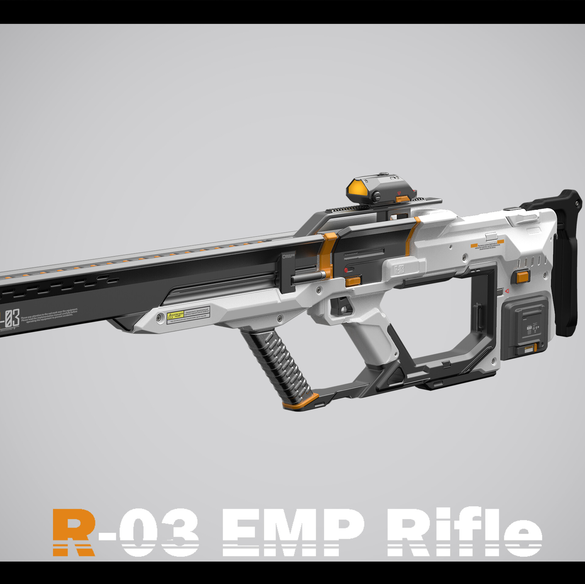 ArtStation - EMP rifle Design exercise
