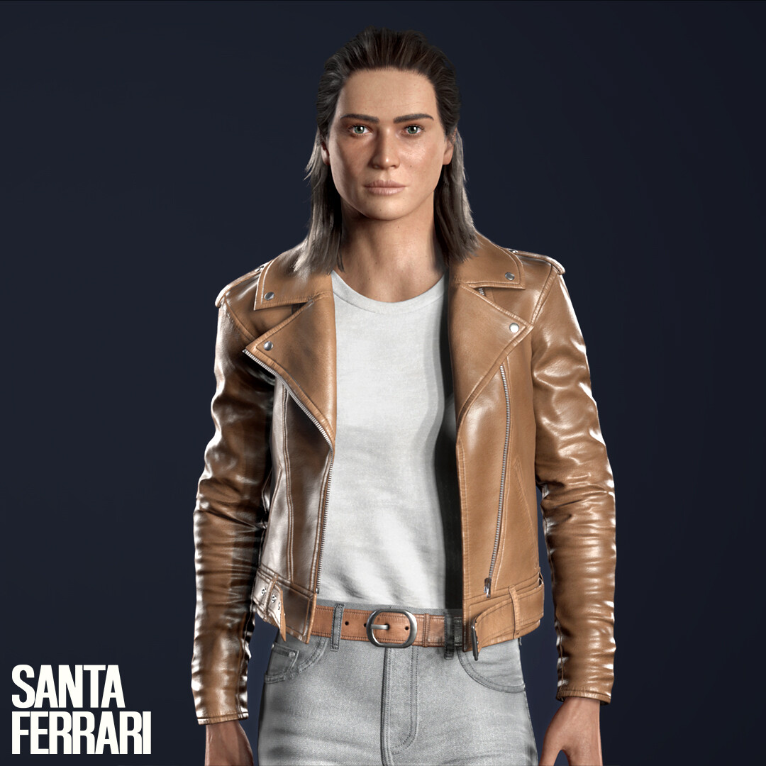 ArtStation - Real-Time Character: Gina