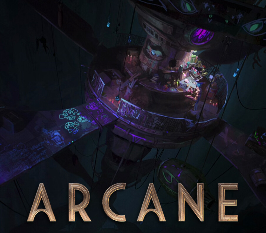 ArtStation - Arcane - League of Legends | Jinx hideout | 3D environment