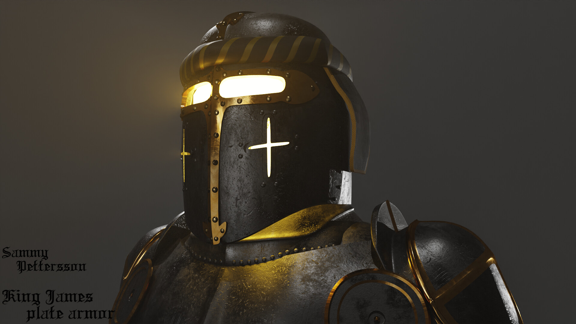 ArtStation - King James plate armor