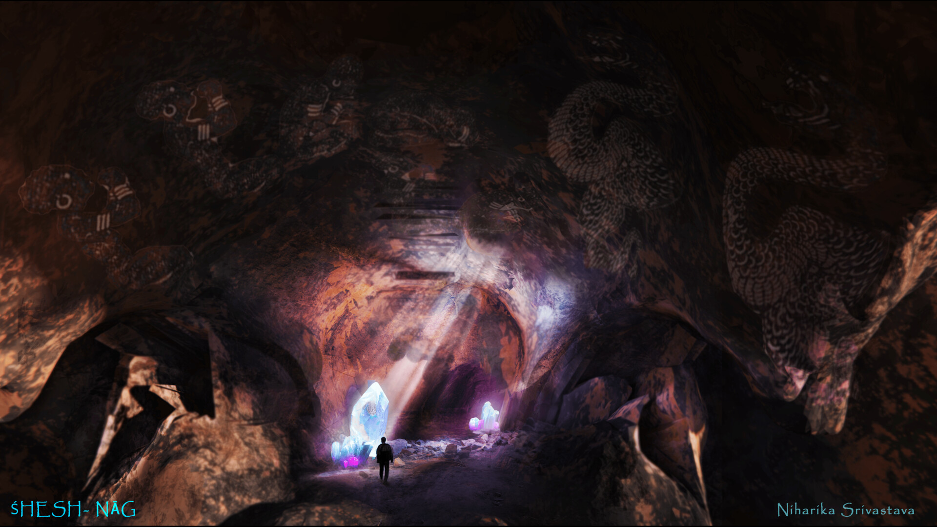 ArtStation - Snake Mountain Cave Opening