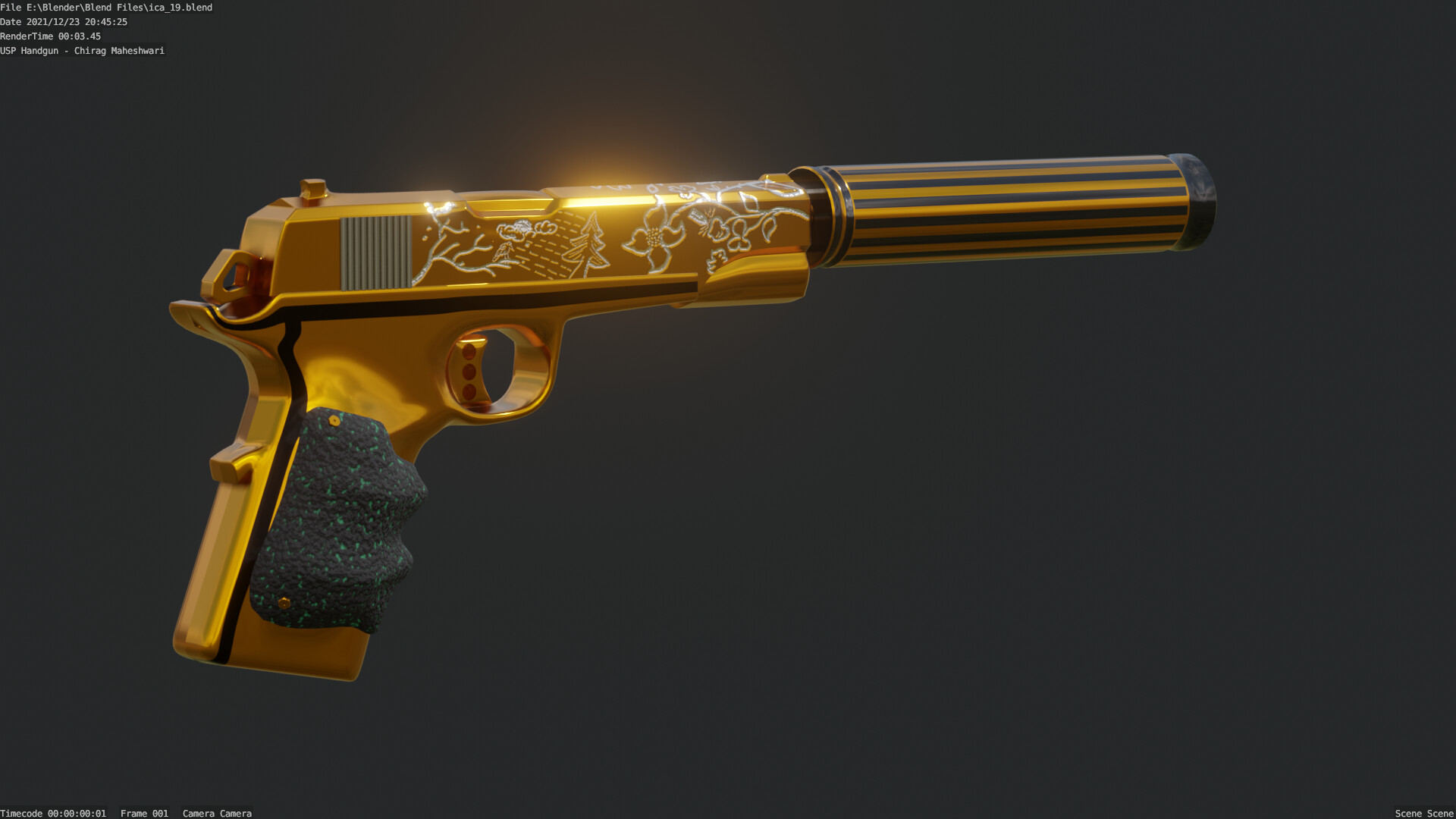 ArtStation - USP Pistol