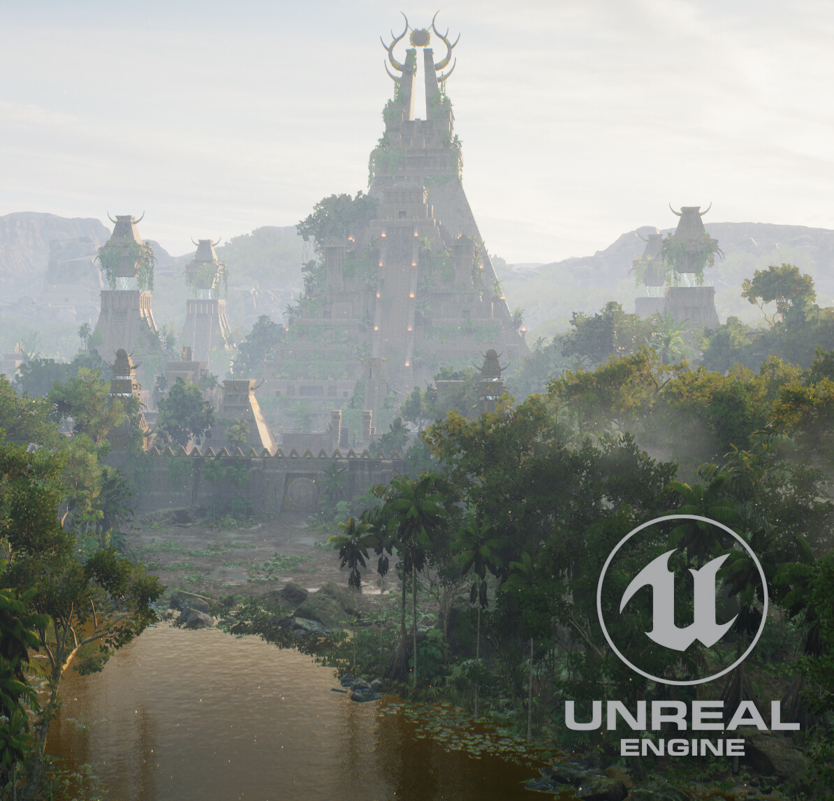 ArtStation - Lustrian Temple City