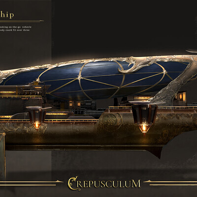 ArtStation - The Greedians Air Ship