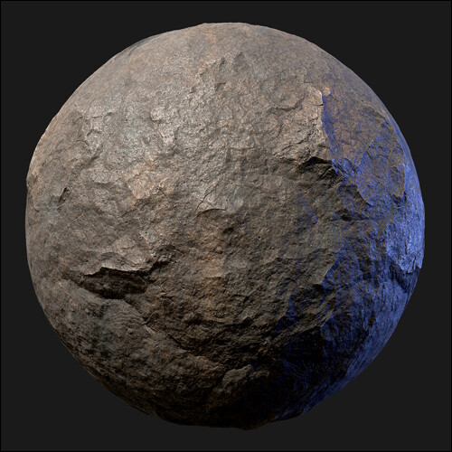 ArtStation - Procedural Granite Rock Material