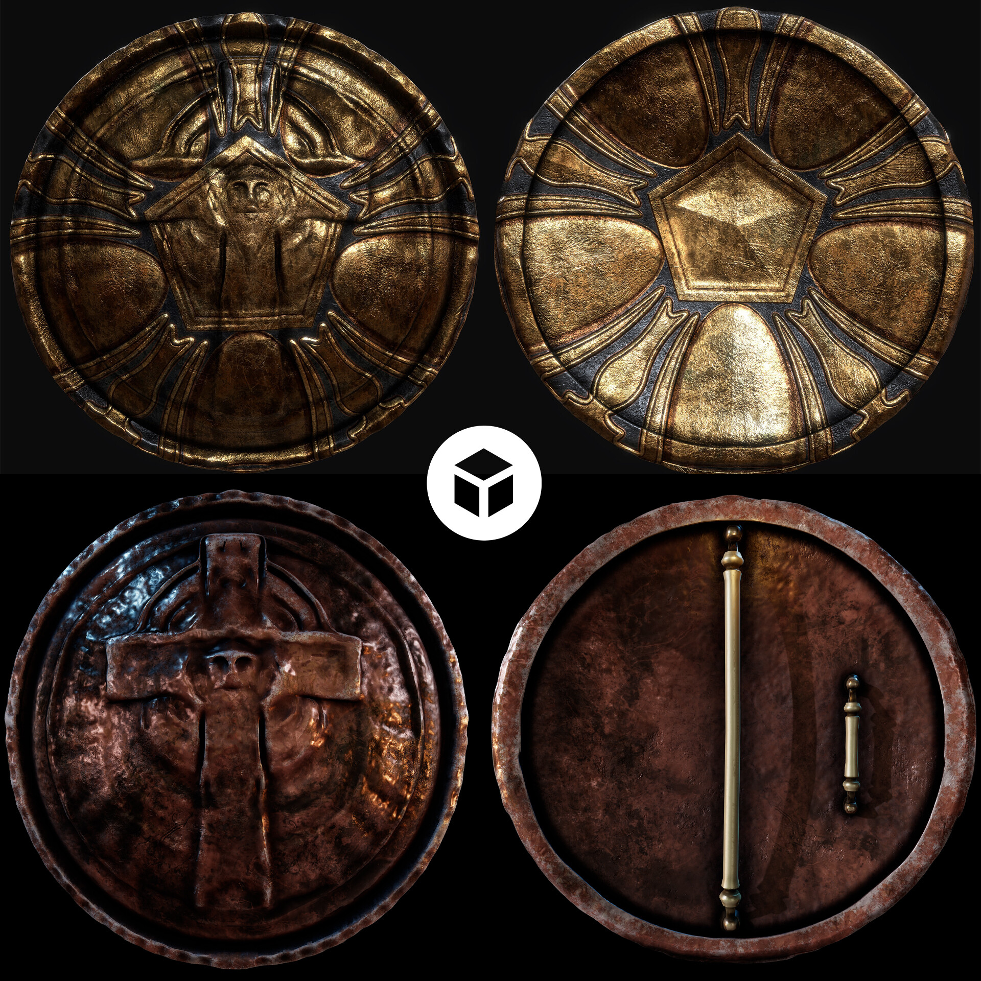 ArtStation - Ancient shields