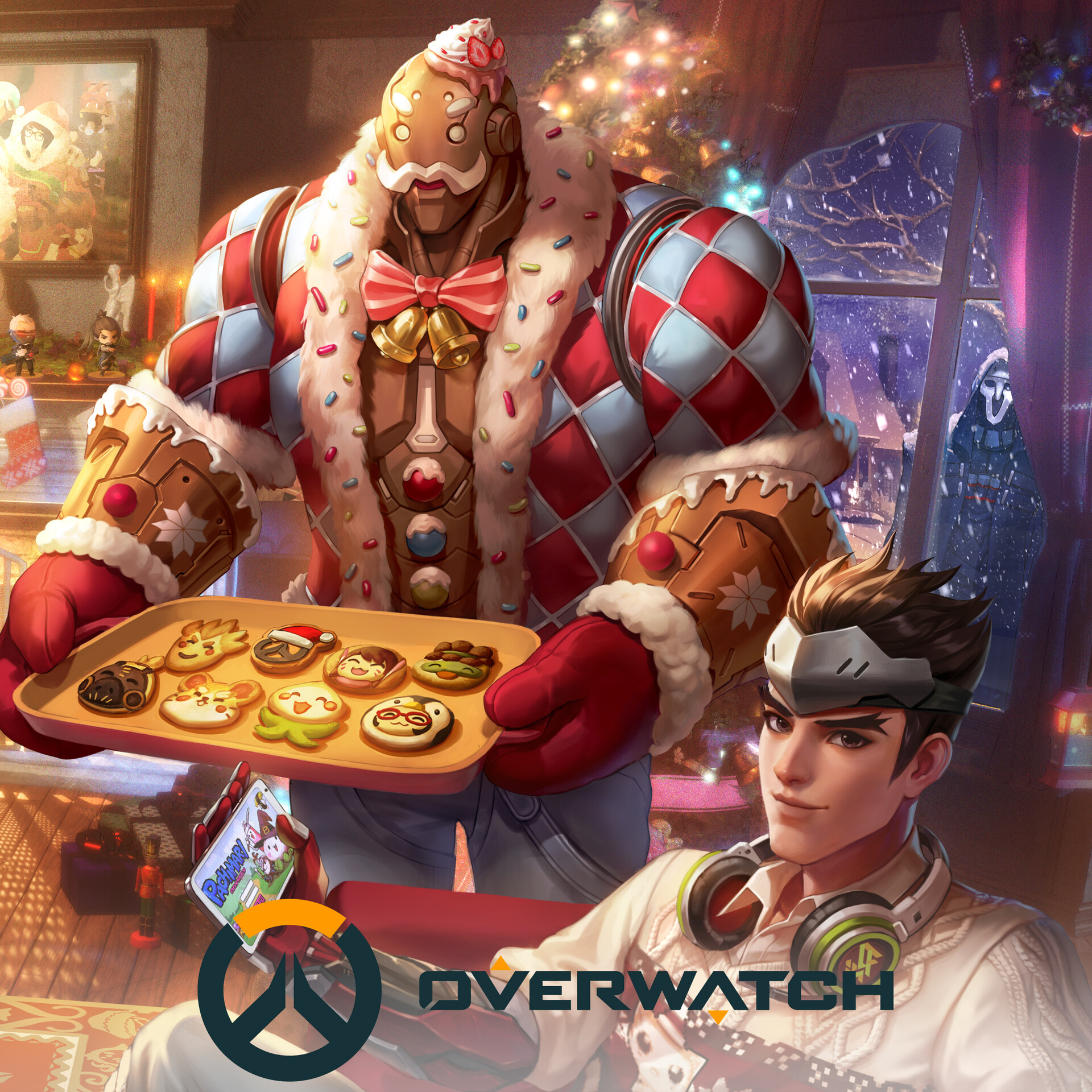 ArtStation - Overwatch Christmas illust