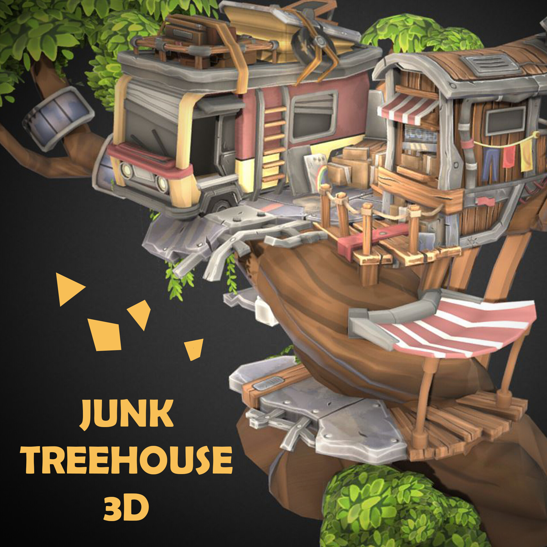 ArtStation - 3D TreeHouse