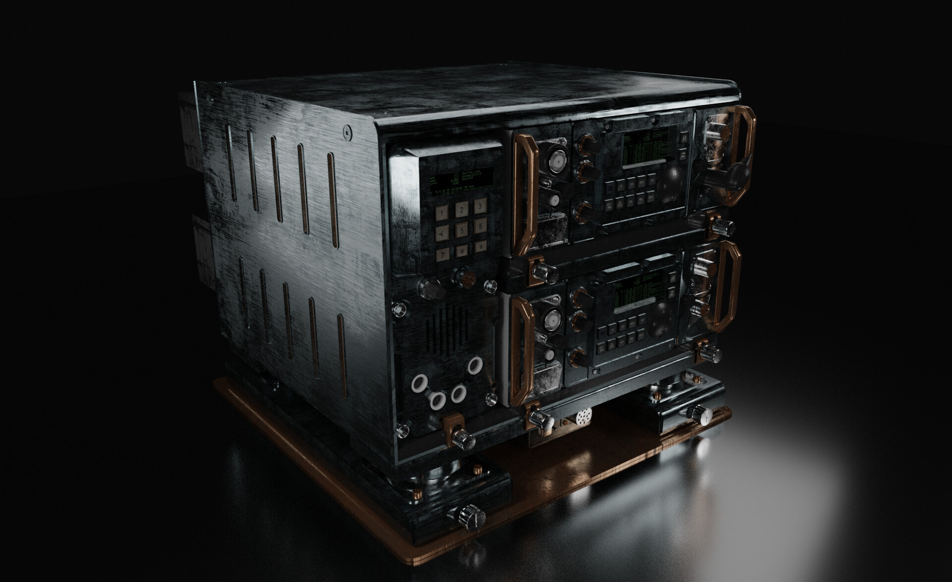 ArtStation - Sci-Fi Analog Communication Device High Poly