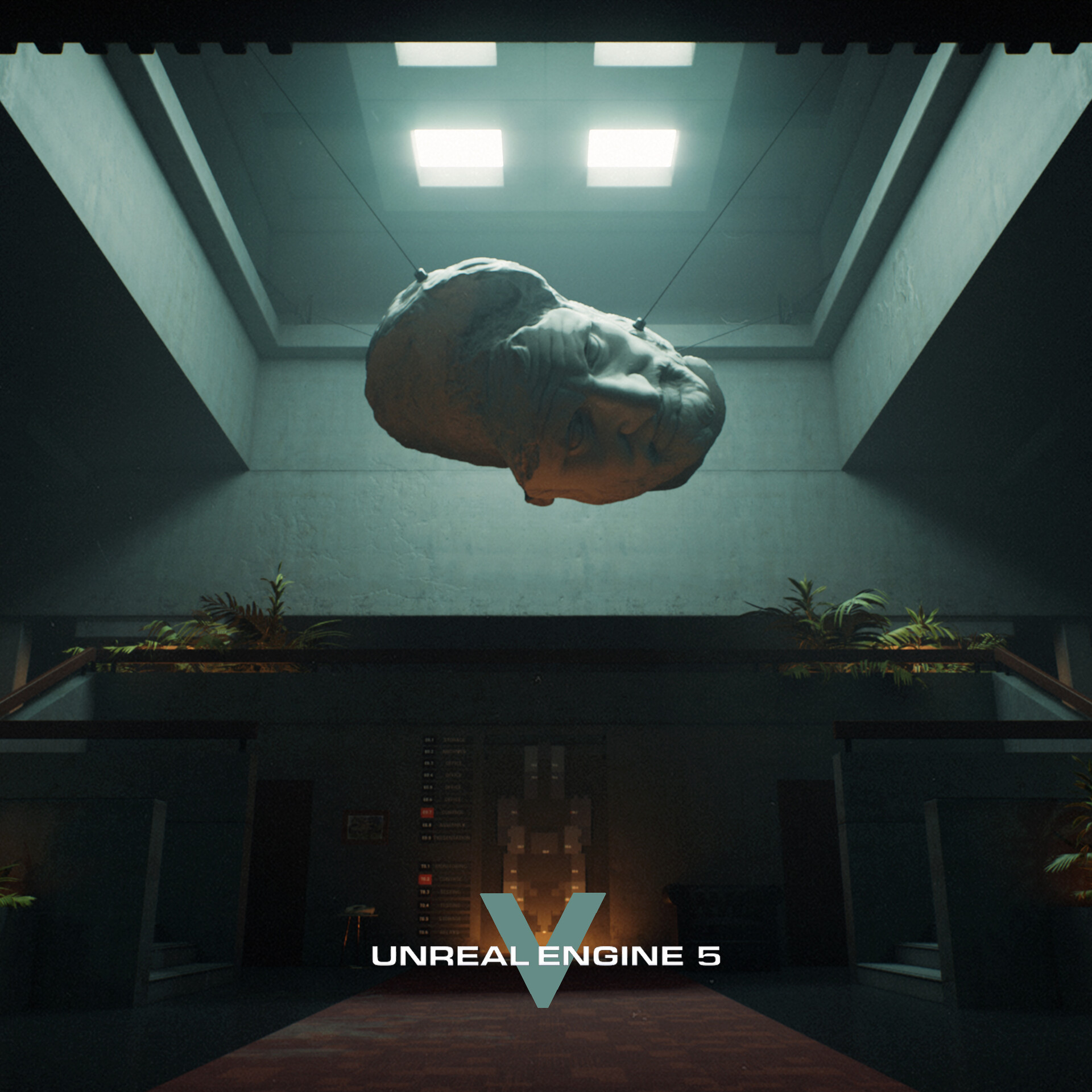 ArtStation - Control - UE5 Lighting Study