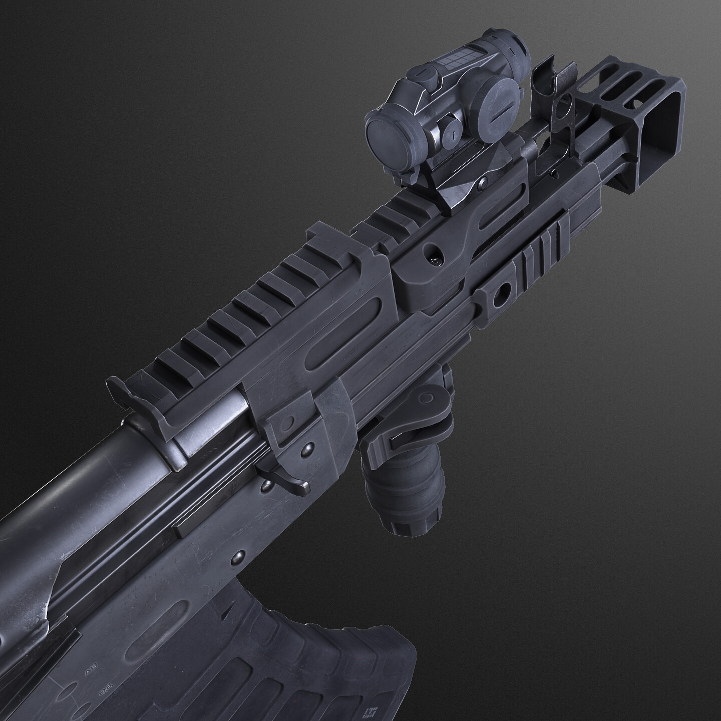 ArtStation - Custom Ak-74u
