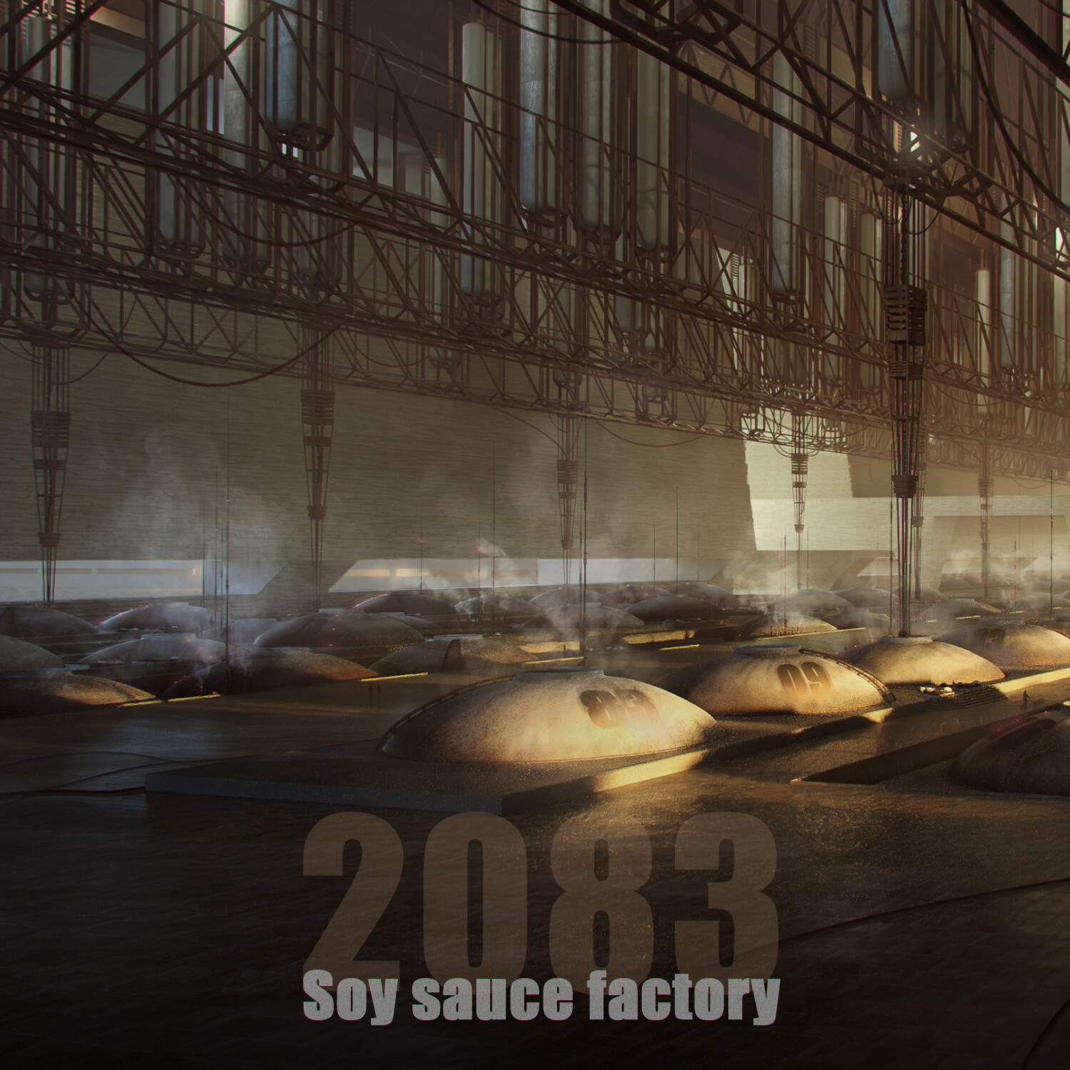 ArtStation - Soy sauce factory 2083. Frame 1