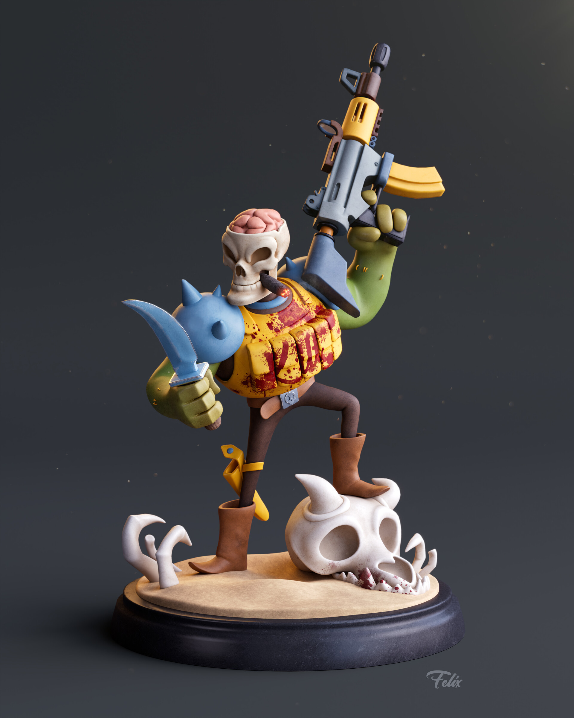 ArtStation - Killer Skull