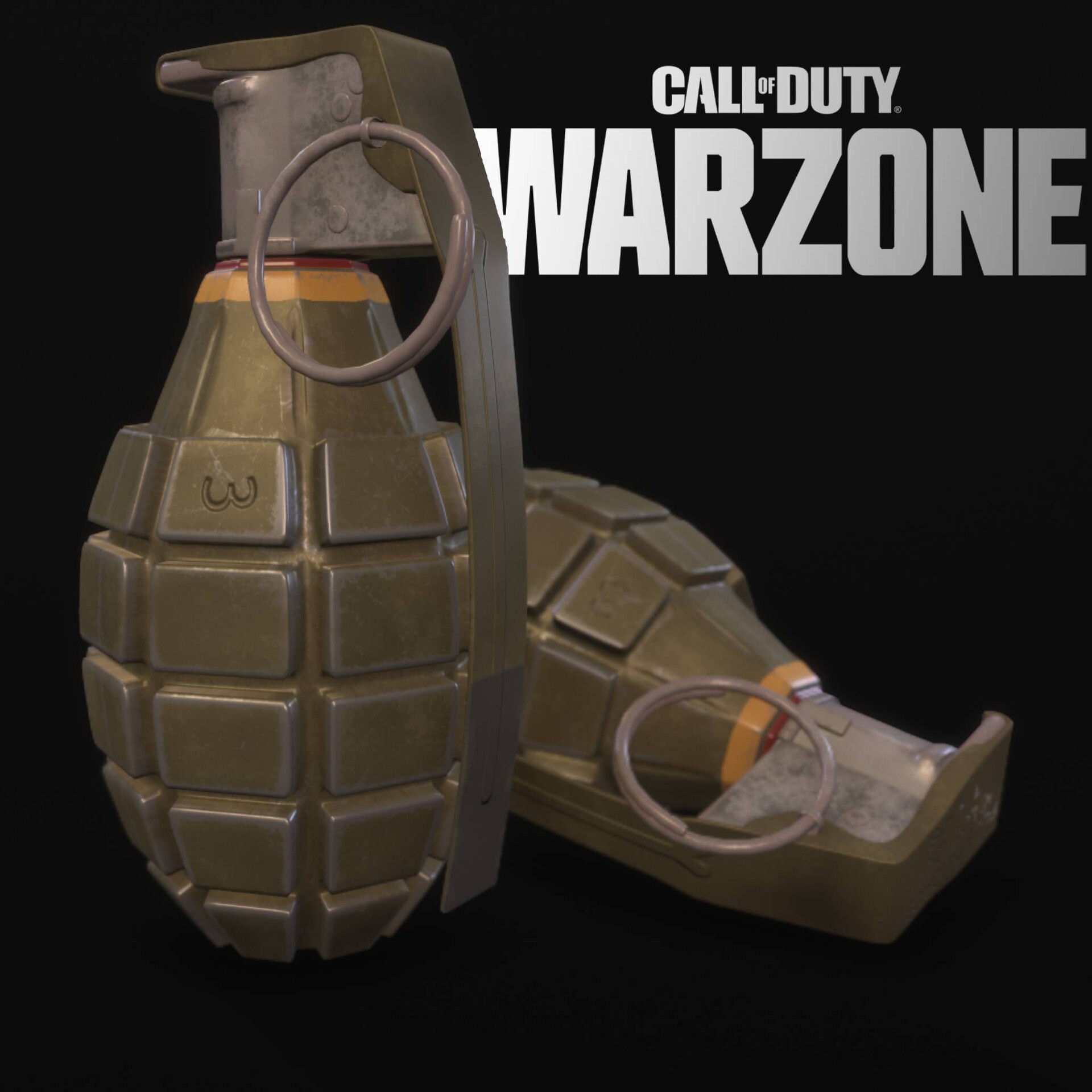 ArtStation - Hand Grenade 3D Model