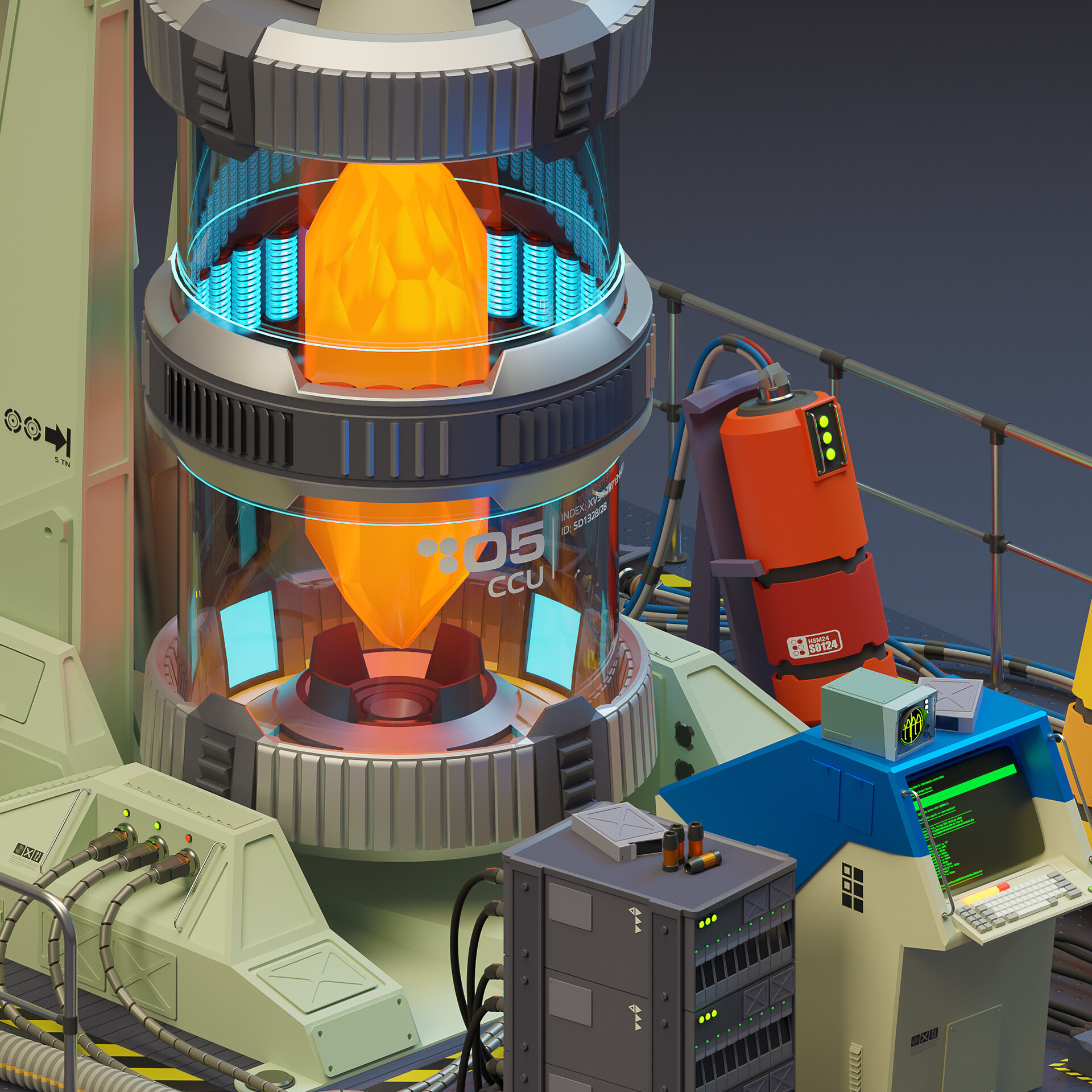 ArtStation - Crystal Containment Unit '05