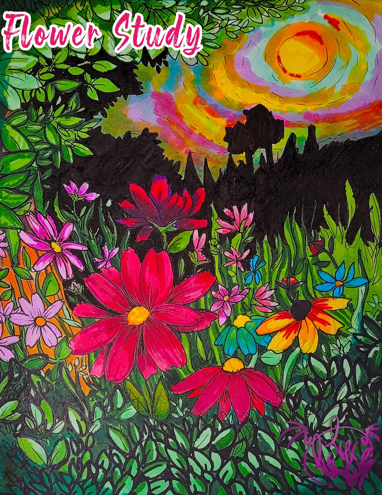 ArtStation - Flower Study